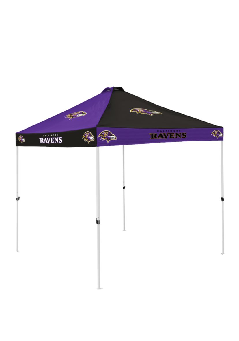 Logo Brands NFL Baltimore Ravens 108 in x 108 in x 108 in Checkerboard ...