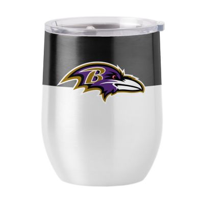Logo Brands NFL Baltimore Ravens Colorblock 16oz Stainless Curved ...
