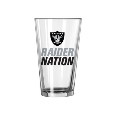 Logo Brands Oakland Raiders NFL Las Vegas Raiders 16oz Slogan Pint ...