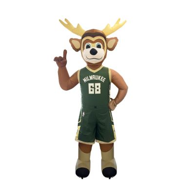 Logo Brands NBA Milwaukee Bucks 7ft Yard Inflatable Mascot | belk