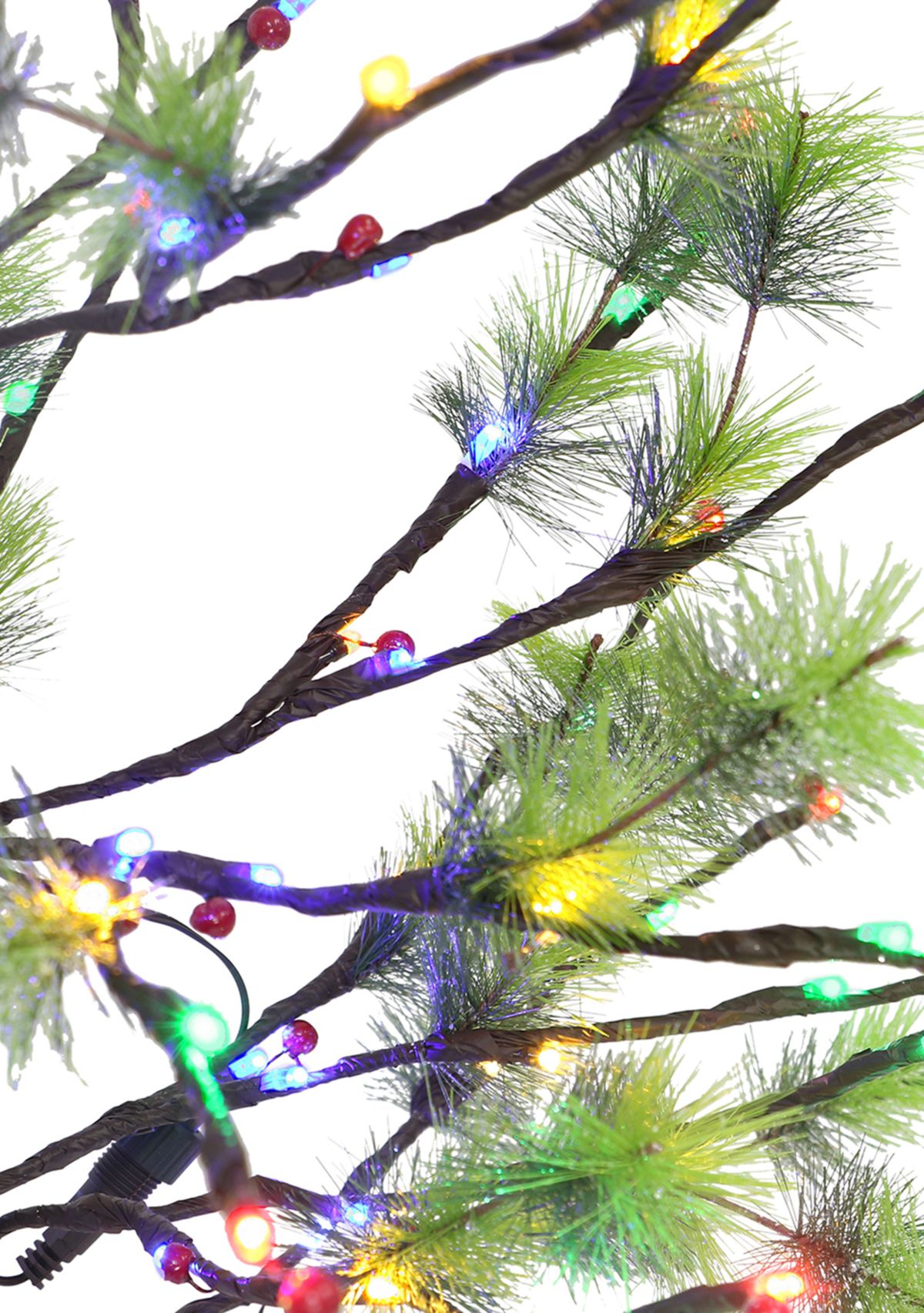 Puleo International 6 ft Pre-lit Twig Tree with Red Berries | Belk