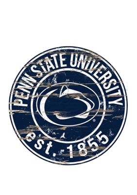 Fan Creations NCAA Penn State Nittany Lions Distressed Round Sign | Belk