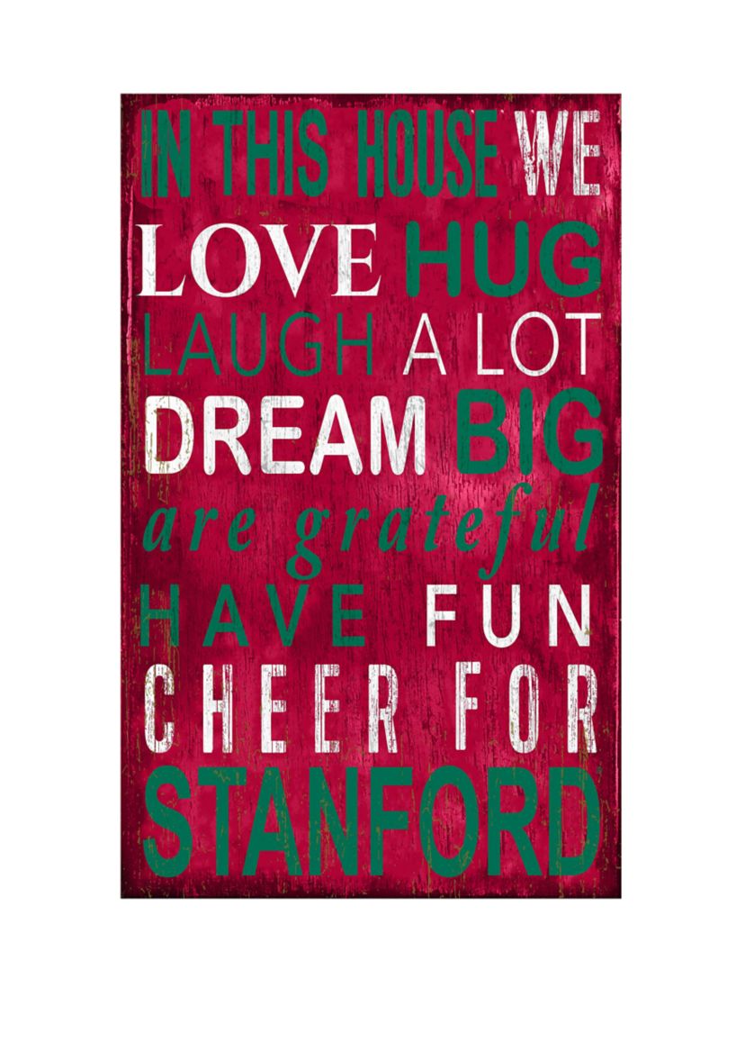 Fan Creations NCAA Stanford Cardinals In This House Sign | Belk