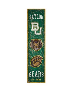 Fan Creations NCAA Baylor Bears 11 in x 19 in Team Color Welcome Sign ...
