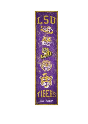 Fan Creations NCAA LSU Tigers 6 in x 24 in Vertical Heritage Banner | belk