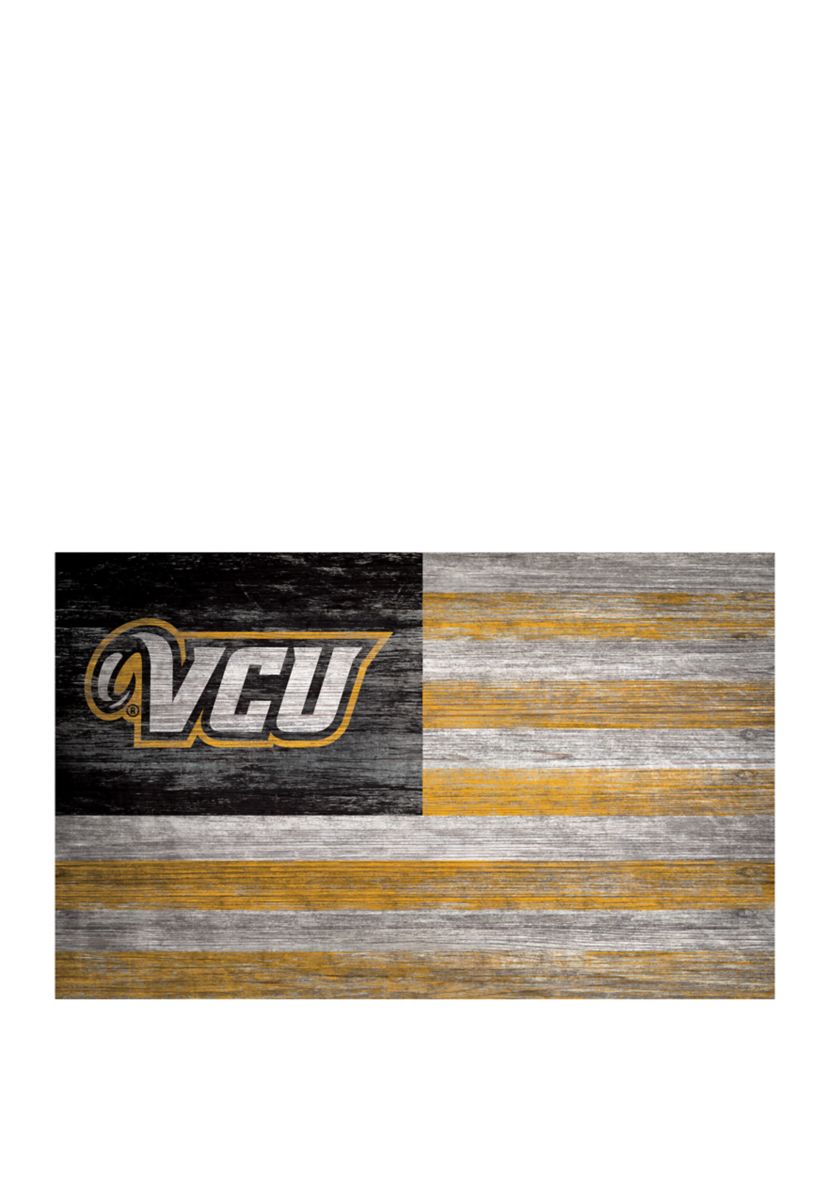 Fan Creations NCAA VCU Rams 11 in x 19 in Distressed Flag | Belk