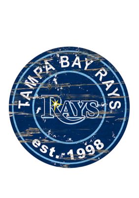 Fan Creations MLB Tampa Bay Rays 11 in x 19 in Team Color Welcome Sign ...