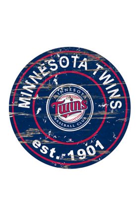 Fan Creations MLB Minnesota Twins 24 Inch Established Date Round Sign ...