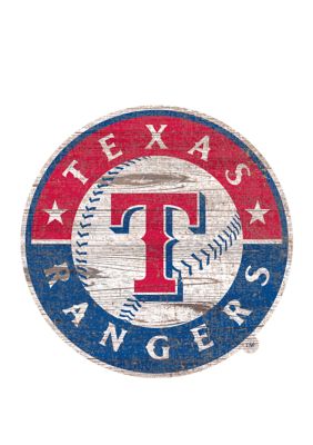 Fan Creations MLB Texas Rangers Distressed Logo Cutout Sign | belk