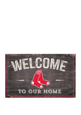Fan Creations MLB Boston Red Sox 11 in x 19 in Heritage Distressed Logo ...