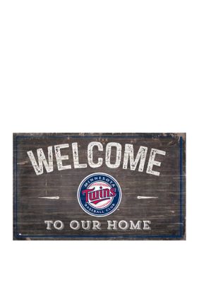 Fan Creations MLB Minnesota Twins 11 in x 19 in Welcome to our Home ...