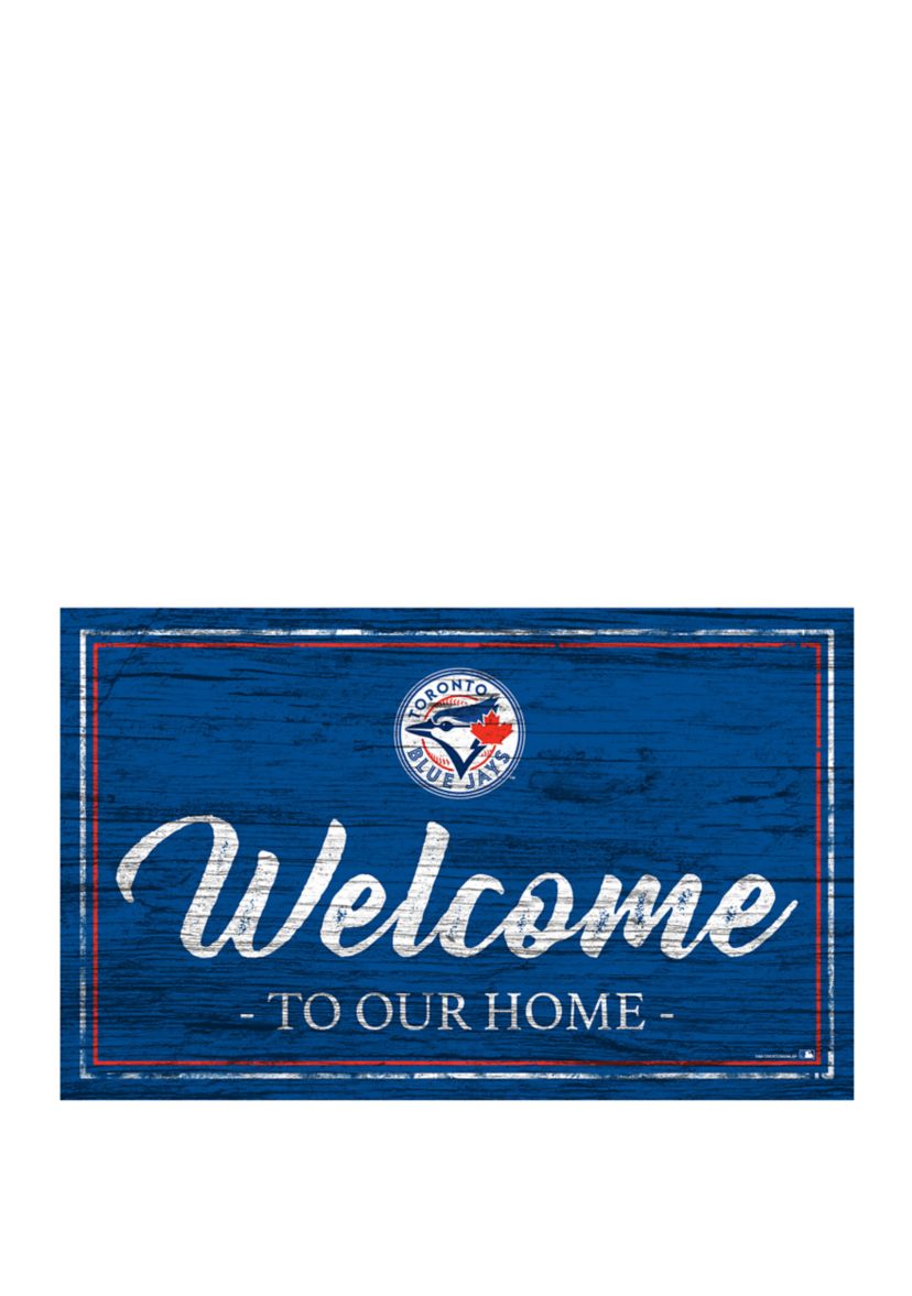 Fan Creations MLB Toronto Blue Jays 11 in x 19 in Team Color Welcome ...