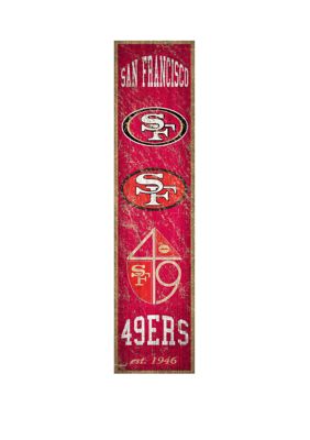 Fan Creations NFL San Francisco 49ers 6 in x 24 in Vertical Heritage ...