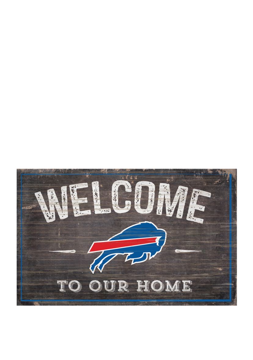 Fan Creations NFL Buffalo Bills 11 in x 19 in Welcome to Our Home Sign ...
