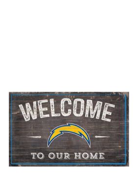 Fan Creations NFL Los Angeles Chargers 11 in x 19 in Welcome to Our ...