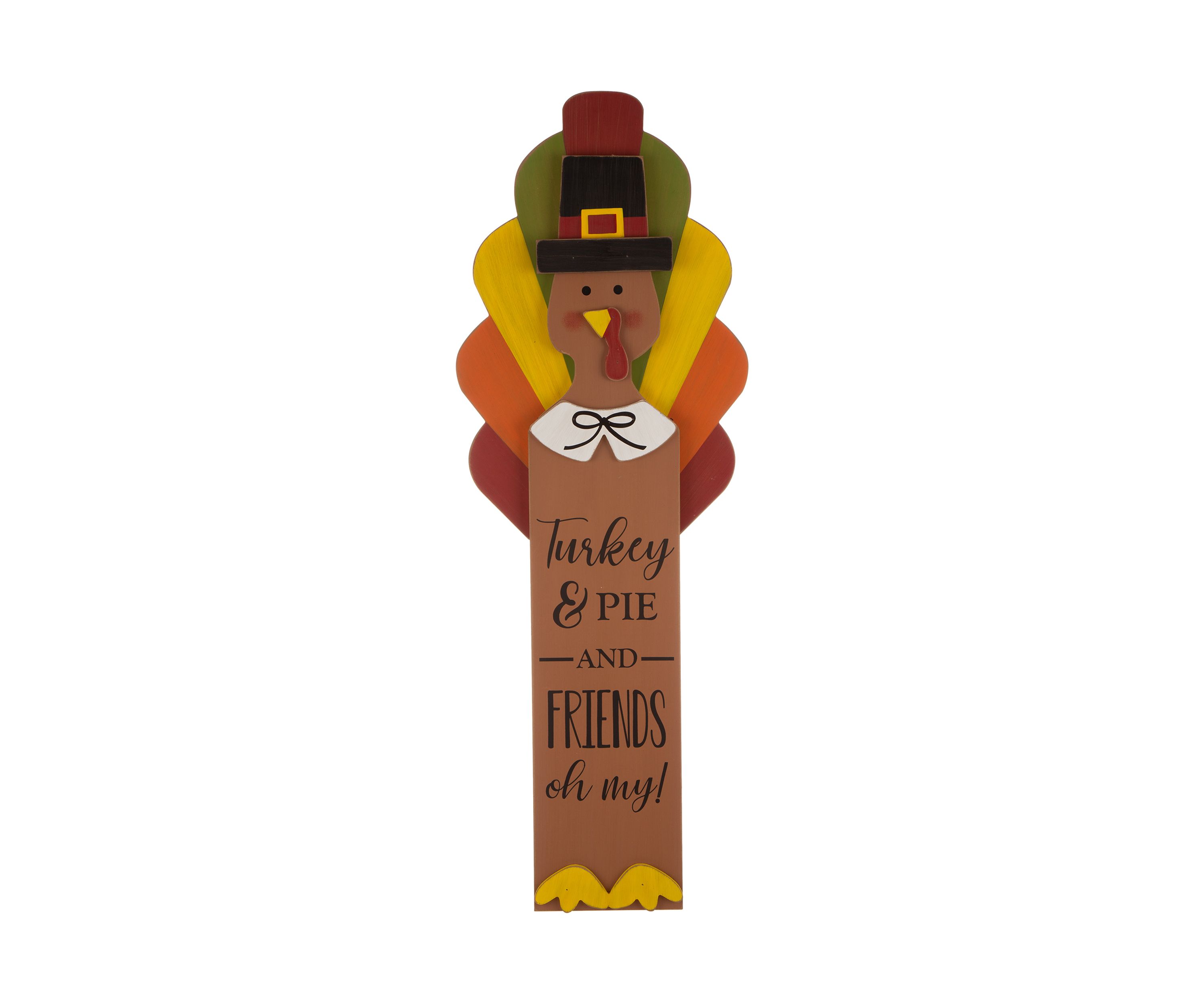 Glitzhome Thanksgiving Wooden Turkey Standing Décor | Belk