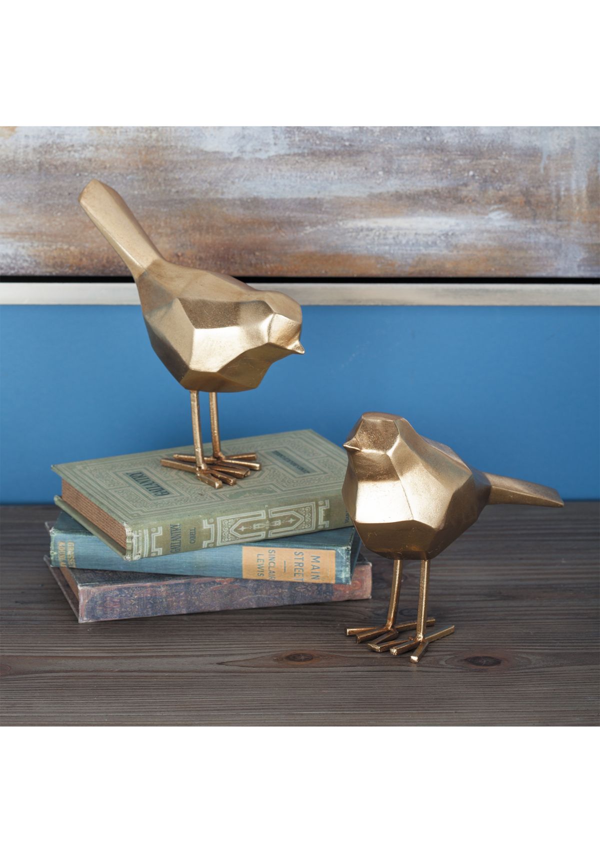 Cosmoliving by Cosmopolitan Glam Polystone Sculpture - Set of 2 | Belk