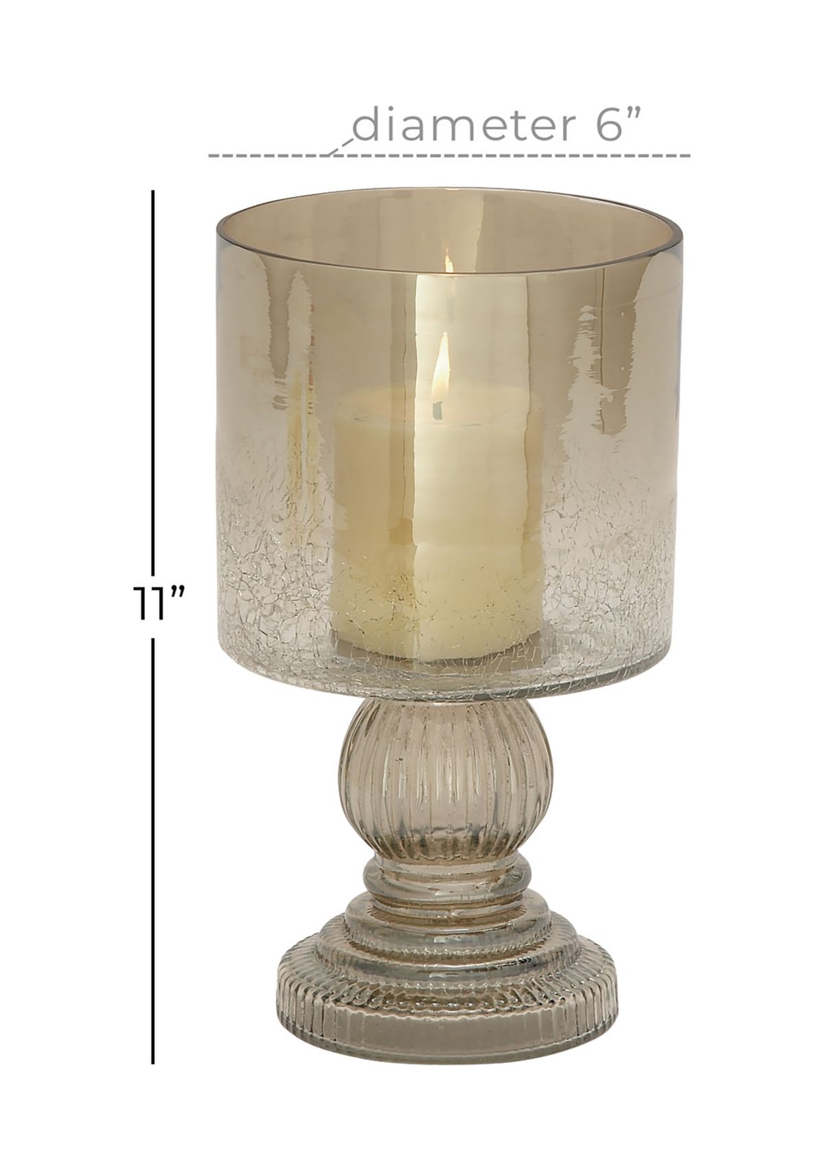 Monroe Lane Traditional Glass Hurricane Lamp | Belk