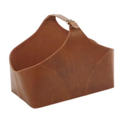 Monroe Lane Modern Leather Magazine Holder | belk