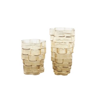 Monroe Lane Modern Glass Vase - Set of 2 | Belk