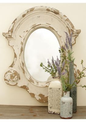 Monroe Lane Farmhouse Antique Fiberglass Wall Mirror | belk
