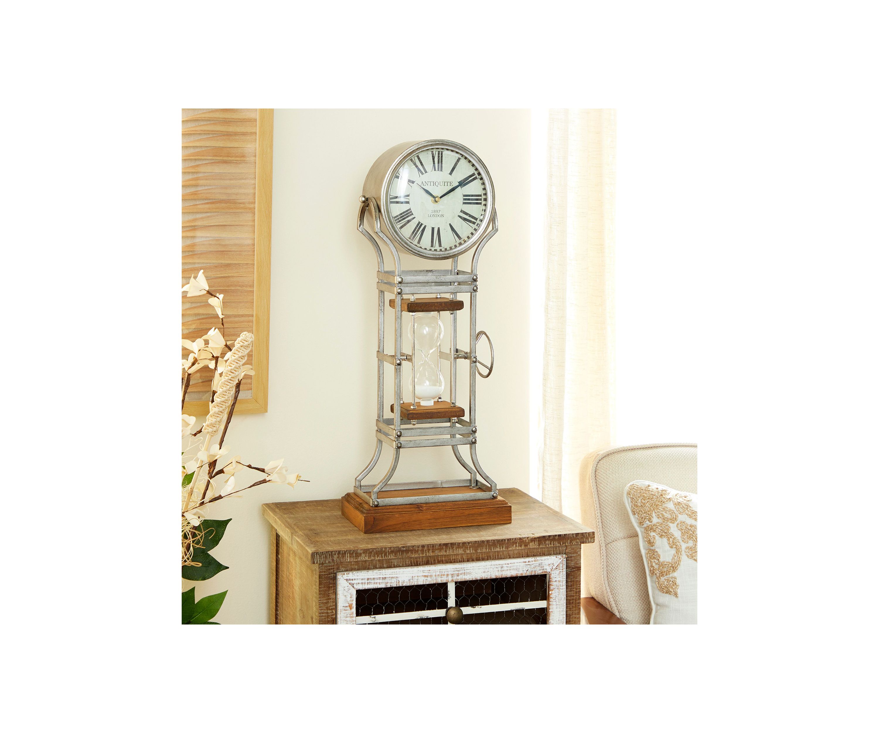 Monroe Lane Rustic Metal Clock | Belk