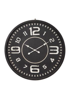Monroe Lane Modern Wooden Wall Clock | belk