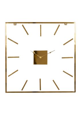 Monroe Lane Modern Metal Wall Clock | belk