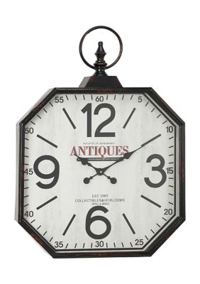 Monroe Lane Vintage Metal Wall Clock | belk