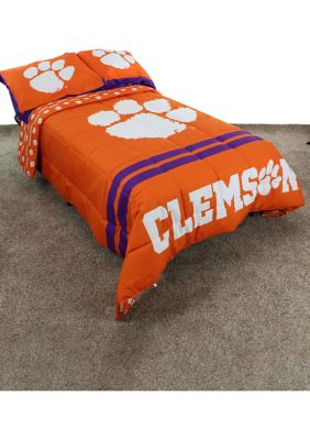 College Covers NCAA Clemson Tigers Reversible Comforter Set | belk