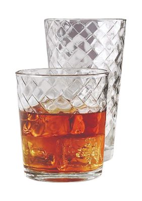 Circleware Chevron 12-Piece Glassware Set | belk