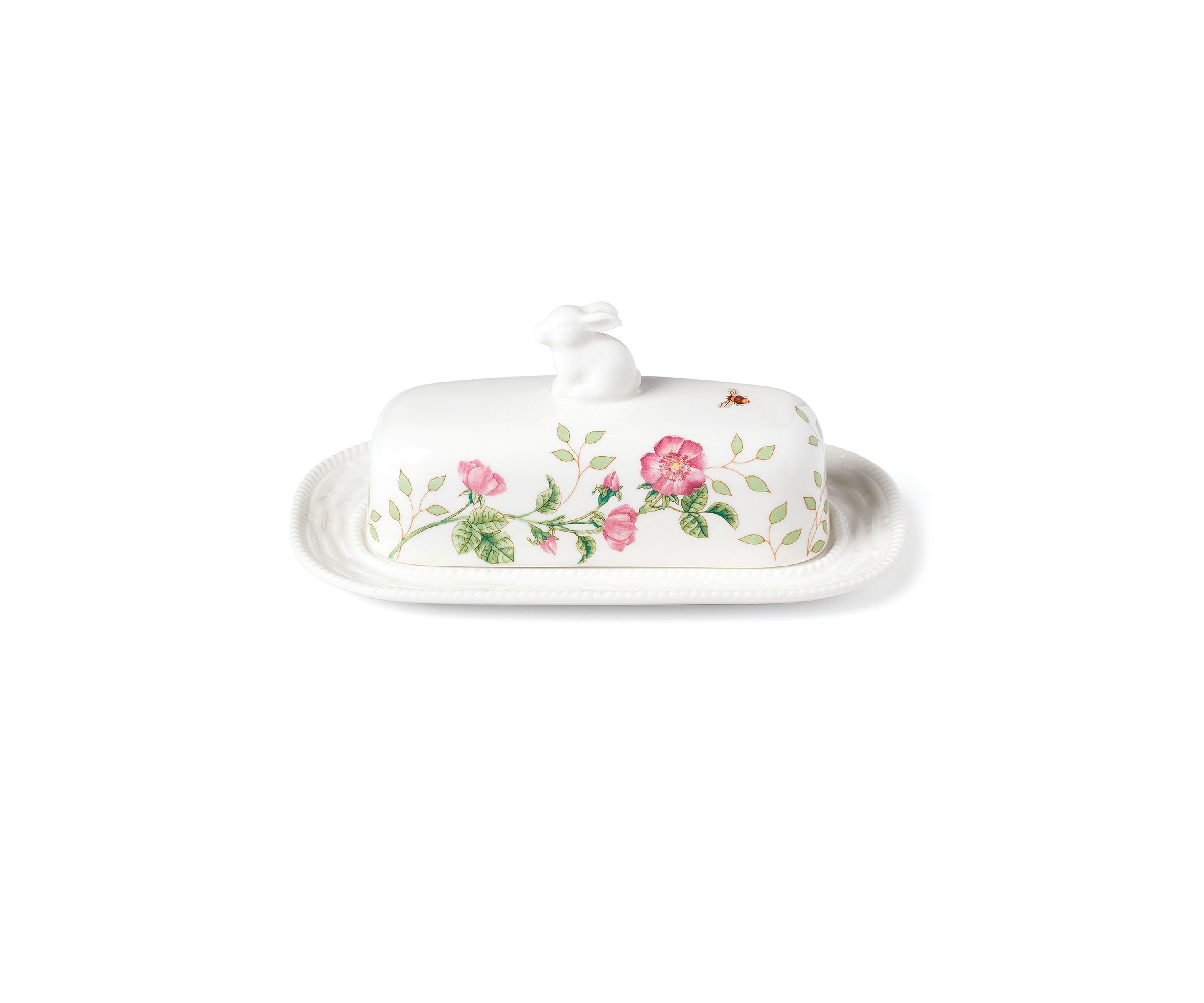 Lenox® Butterfly Meadow Bunny Covered Butter Dish | Belk