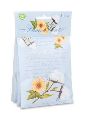 Fresh Scents White Cotton Scented Sachet - 3 Pack | belk
