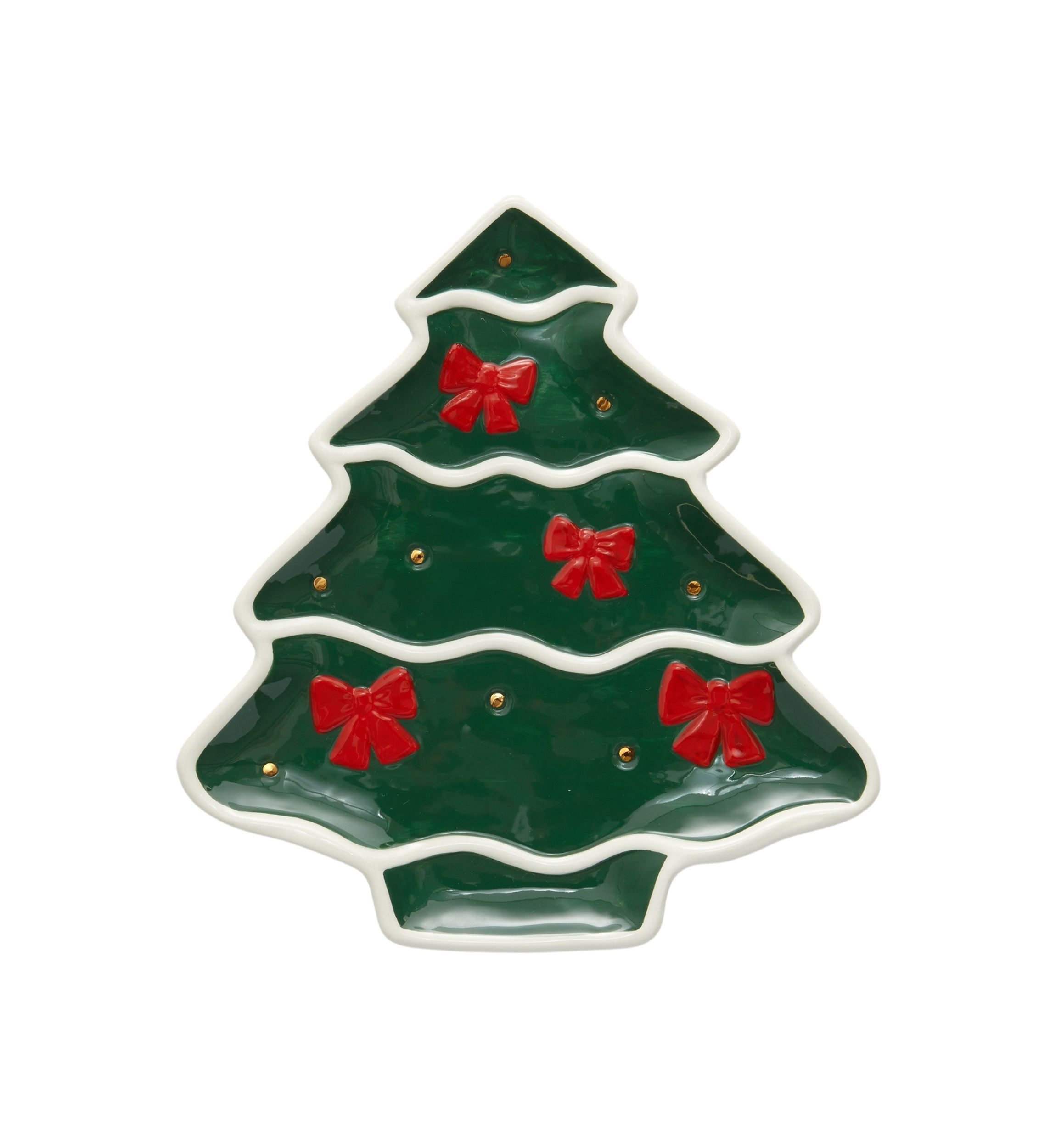 Joyland Figural Christmas Tree Plate | Belk