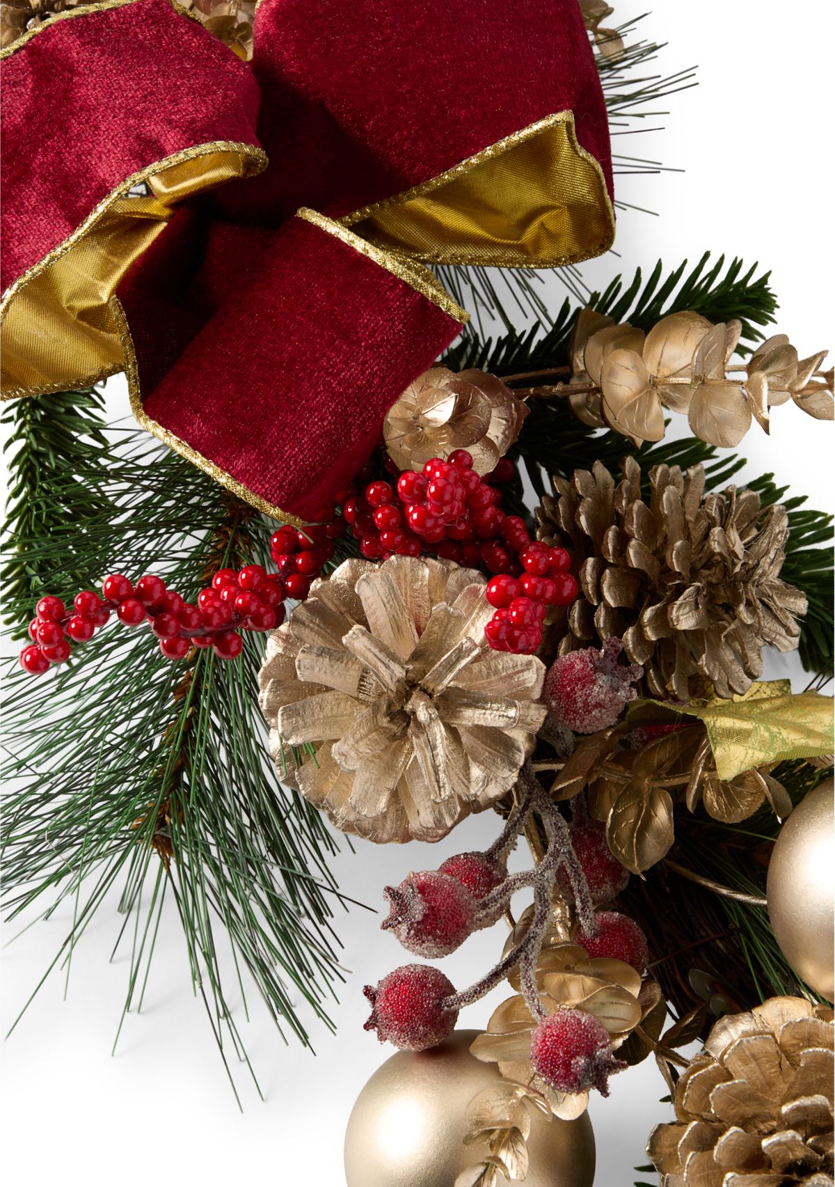 Biltmore® Bourdeaux Red & Gold Garland | Belk