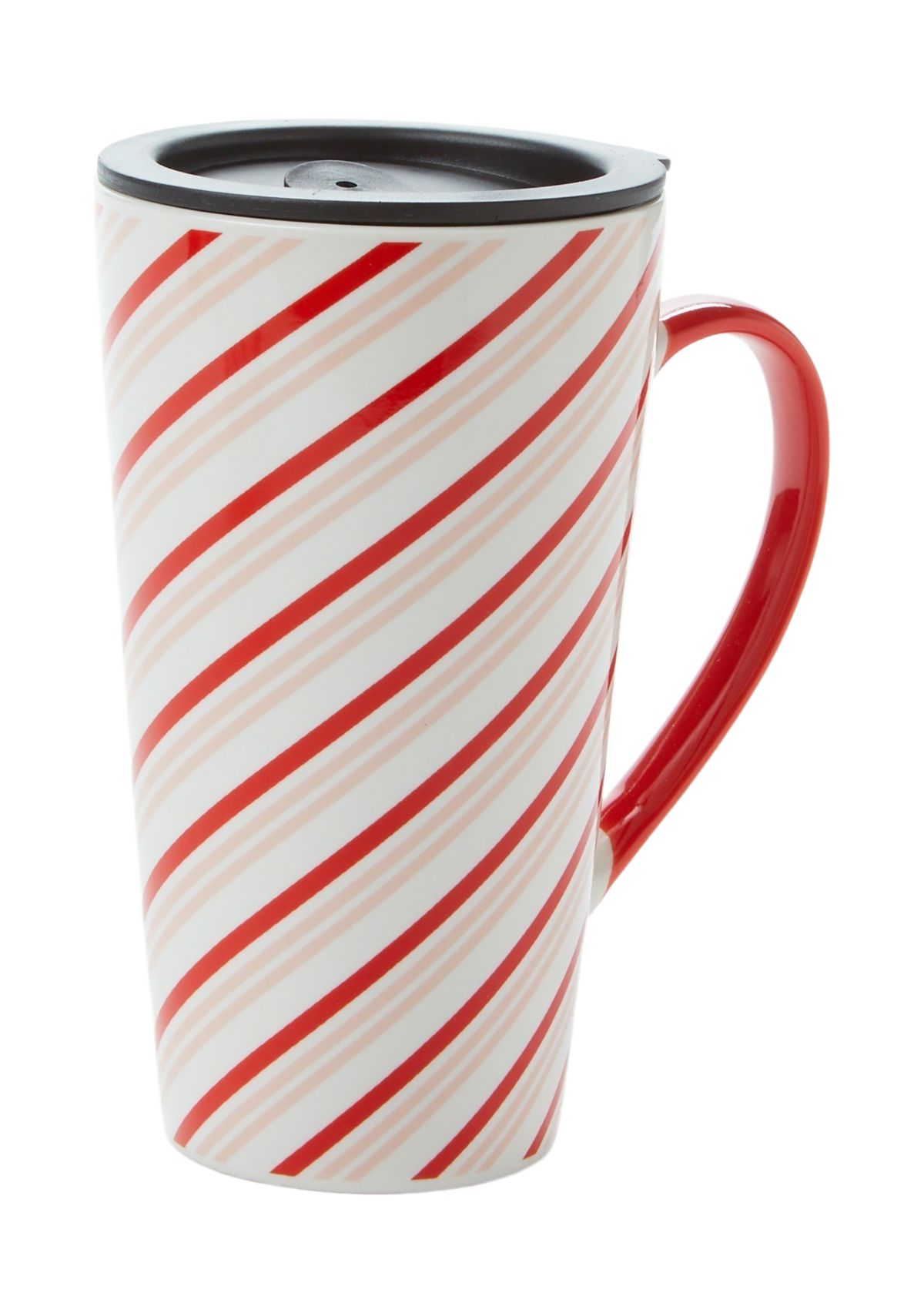Joyland Candy Cane Stripe Coffee Mug with Lid | Belk