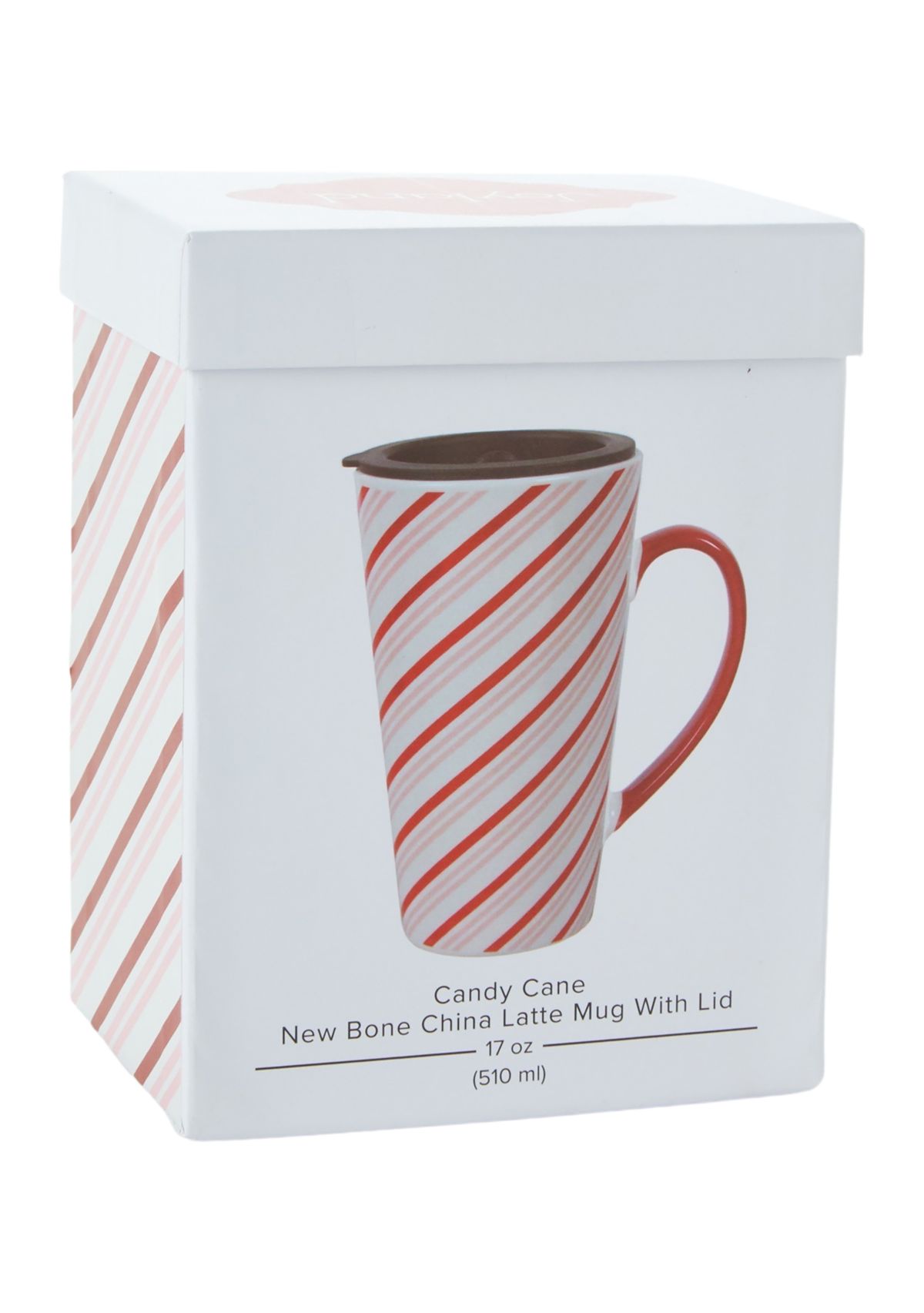 Joyland Candy Cane Stripe Coffee Mug with Lid | Belk