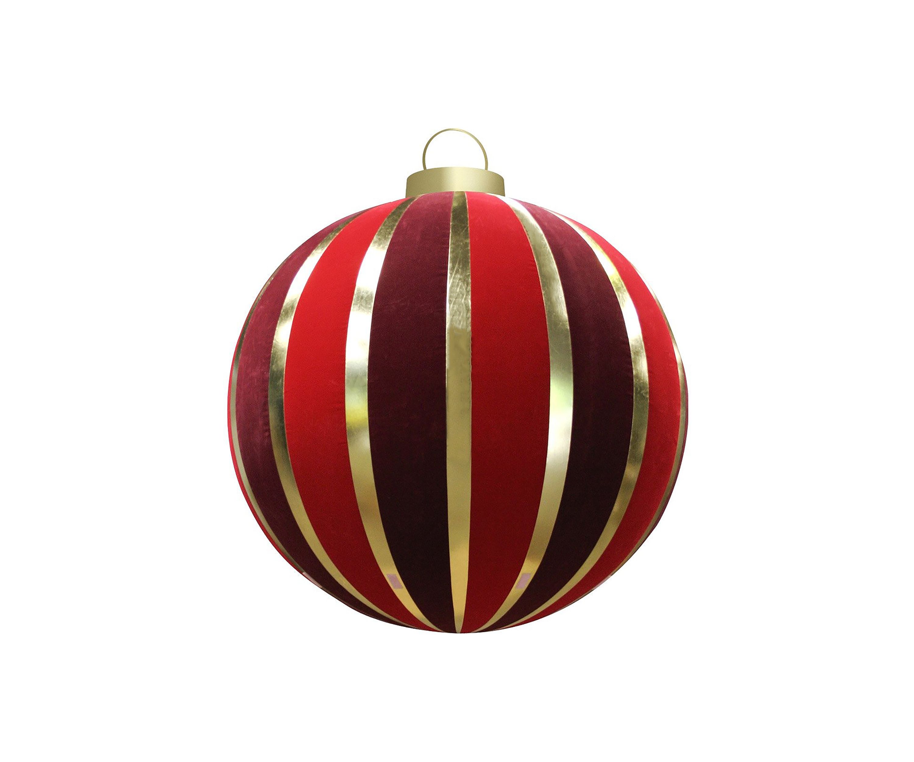 GKI/Bethlehem Lighting 7.5ft Red and Gold Commercial Inflatable Outdoor ...