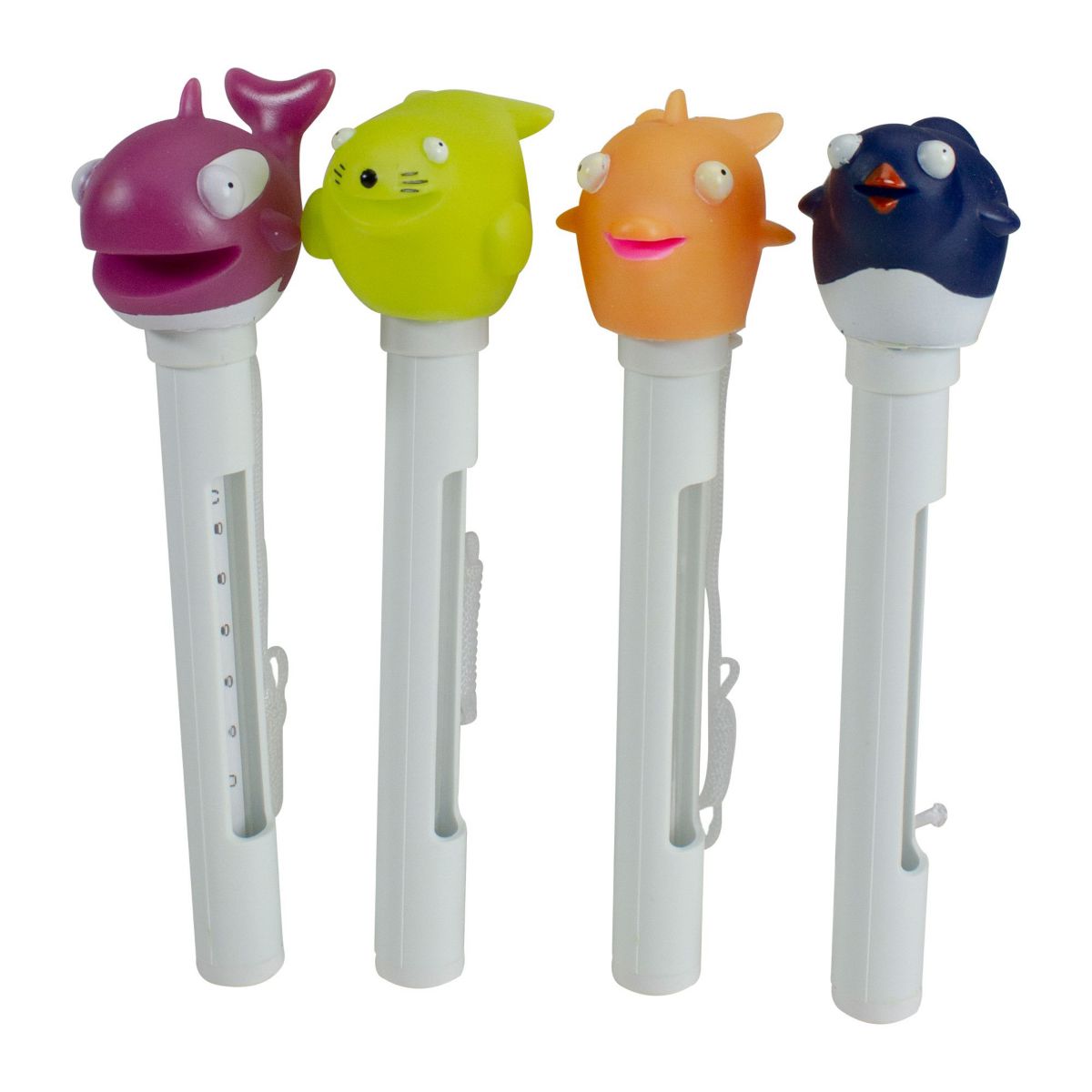 Pool Central 8.25" Sea Babies Floating Pool Thermometers - Set of 4 | Belk