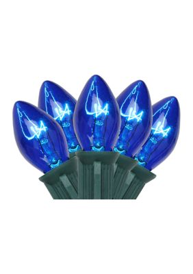 Northlight 25-Count Blue C7 Christmas Light Set 24ft Green Wire | belk