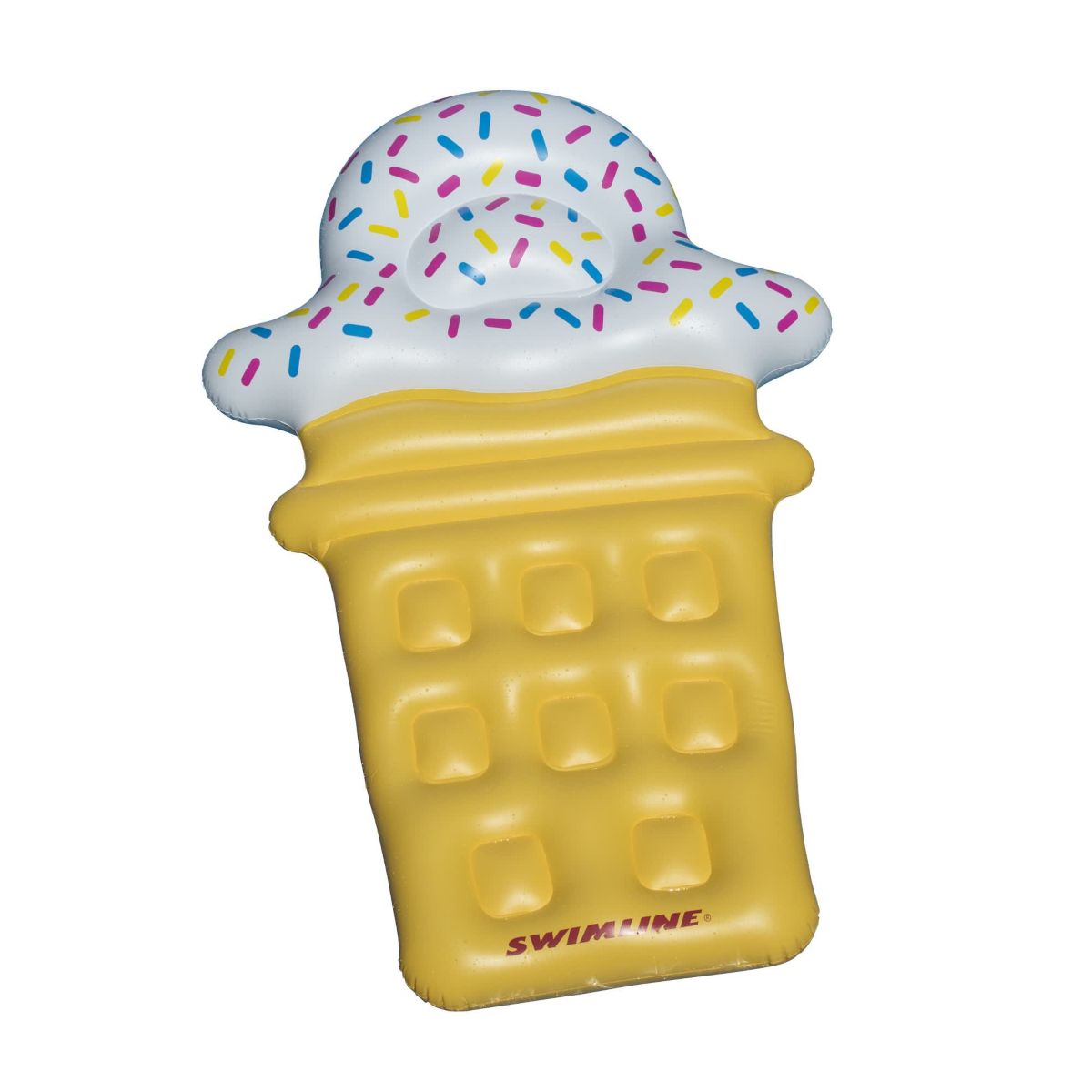 Swim Central 72" Inflatable Ice Cream Cone Swimming Pool Lounge Raft | Belk