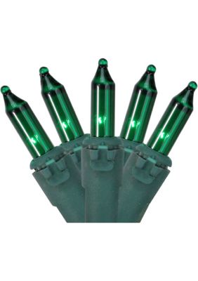 Northlight 150-Count Green Mini Incandescent Net Style Christmas Lights ...