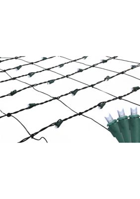 Northlight 4' x 6' Pure White LED Wide Angle Net Style Christmas Lights ...