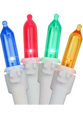 Northlight Set of 100 Multi-Color LED Mini Christmas Lights 4Inch ...