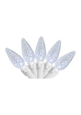 Northlight 70 Pure White LED C6 Christmas String Lights - 23 ft White ...