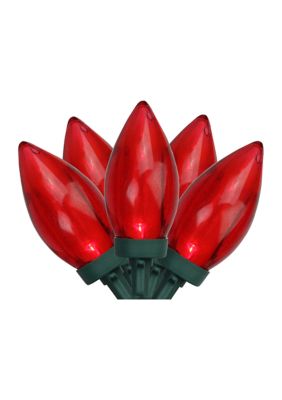 Northlight 25 Red LED C9 Christmas Lights - 16 ft Green Wire | belk