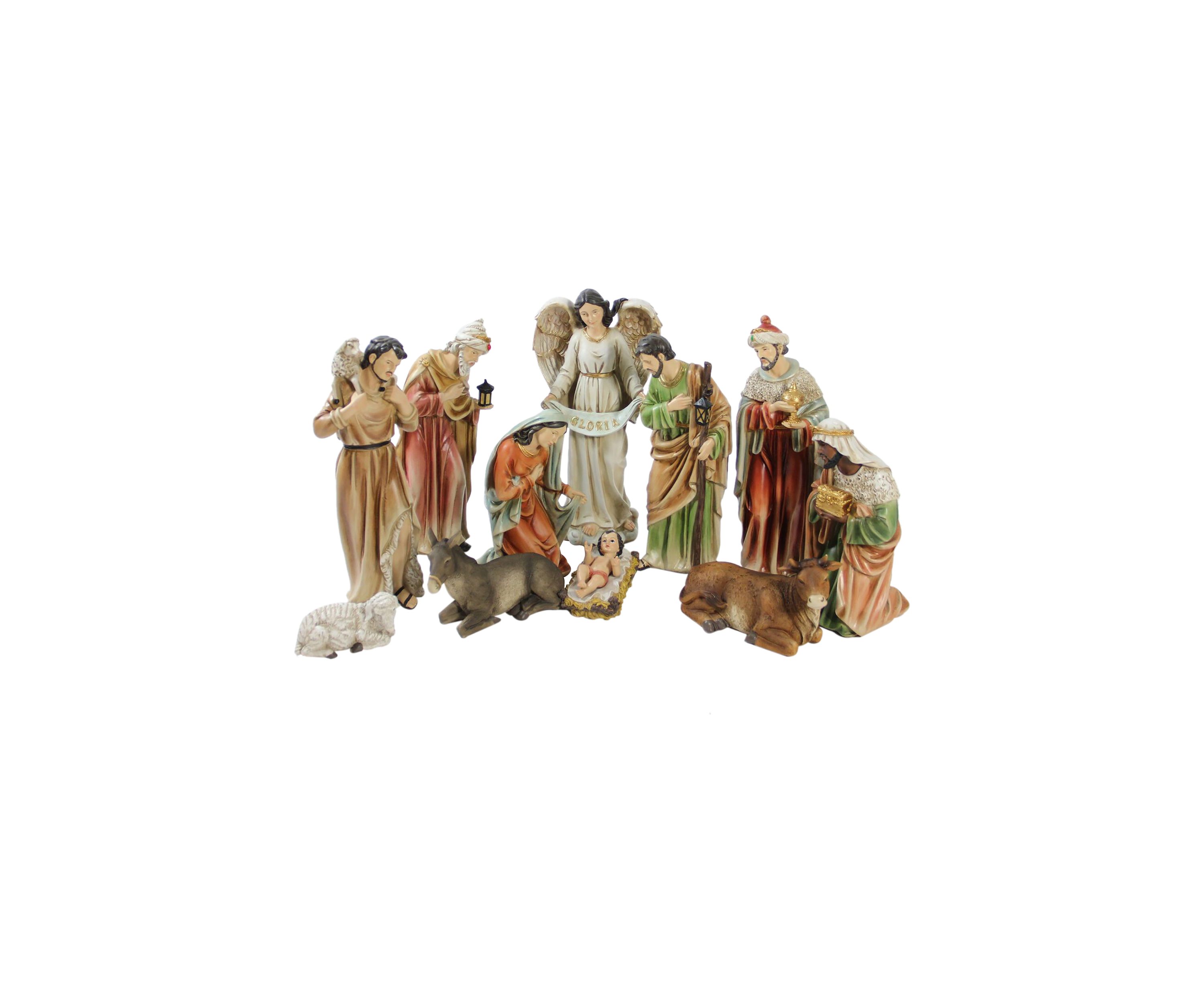 Northlight 11pc Vibrantly Colored Traditional Religious Christmas ...