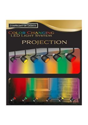 Brite Star Indoor/Outdoor Dynamic LED Symphony of Lights Color Changing ...