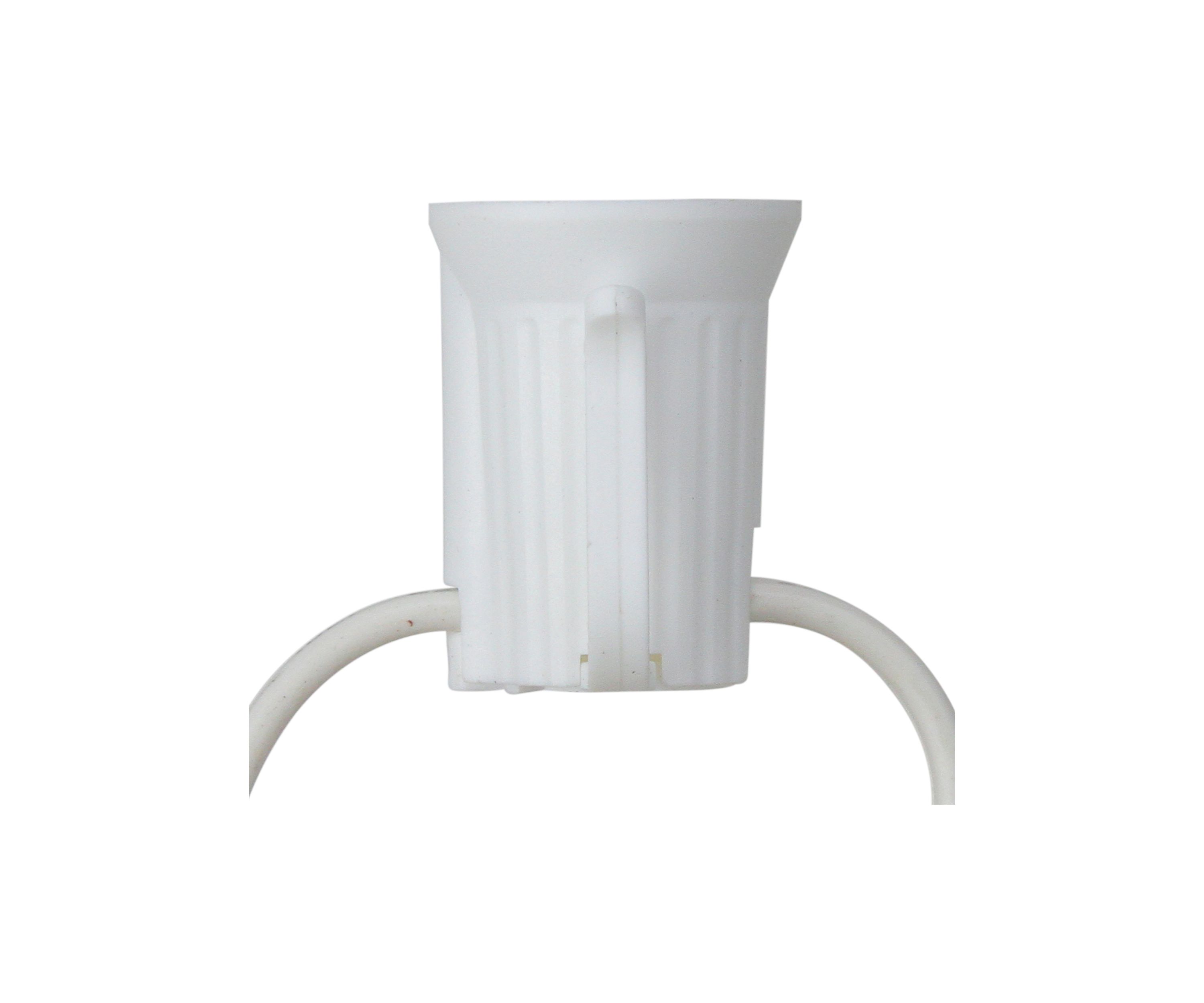 Northlight 50' White Commercial C9 Christmas Light Socket Set | Belk