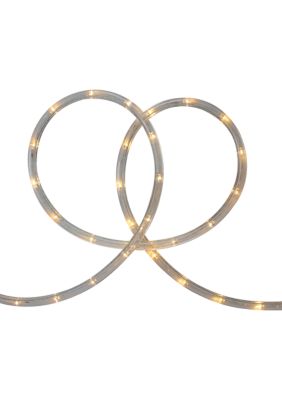 Northlight Warm White LED Outdoor Flexible Christmas Rope Light Set ...